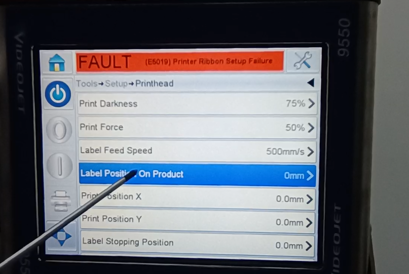 Videojet 9550 labeling machine it menu explanation – Coding Marking ...
