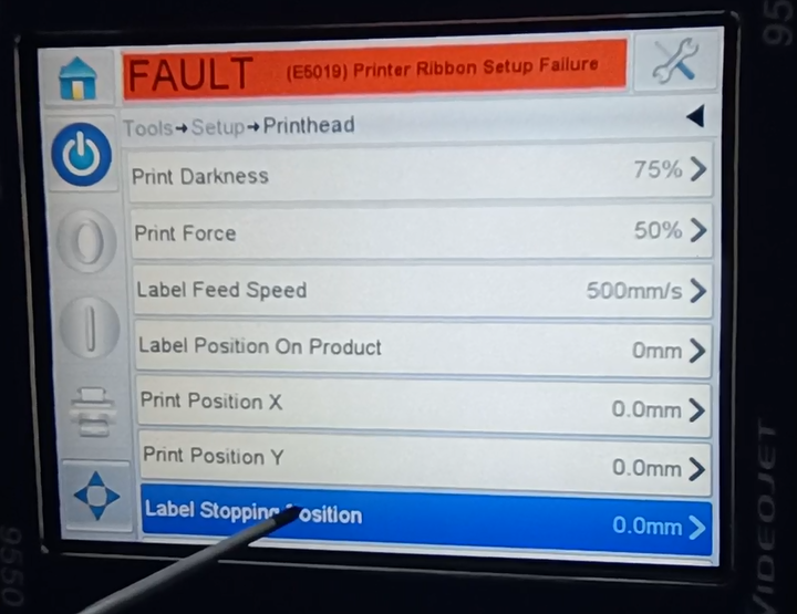 Videojet 9550 labeling machine it menu explanation – Coding Marking ...