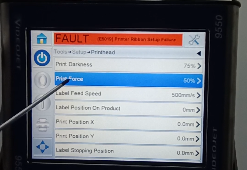 Videojet 9550 labeling machine it menu explanation – Coding Marking ...