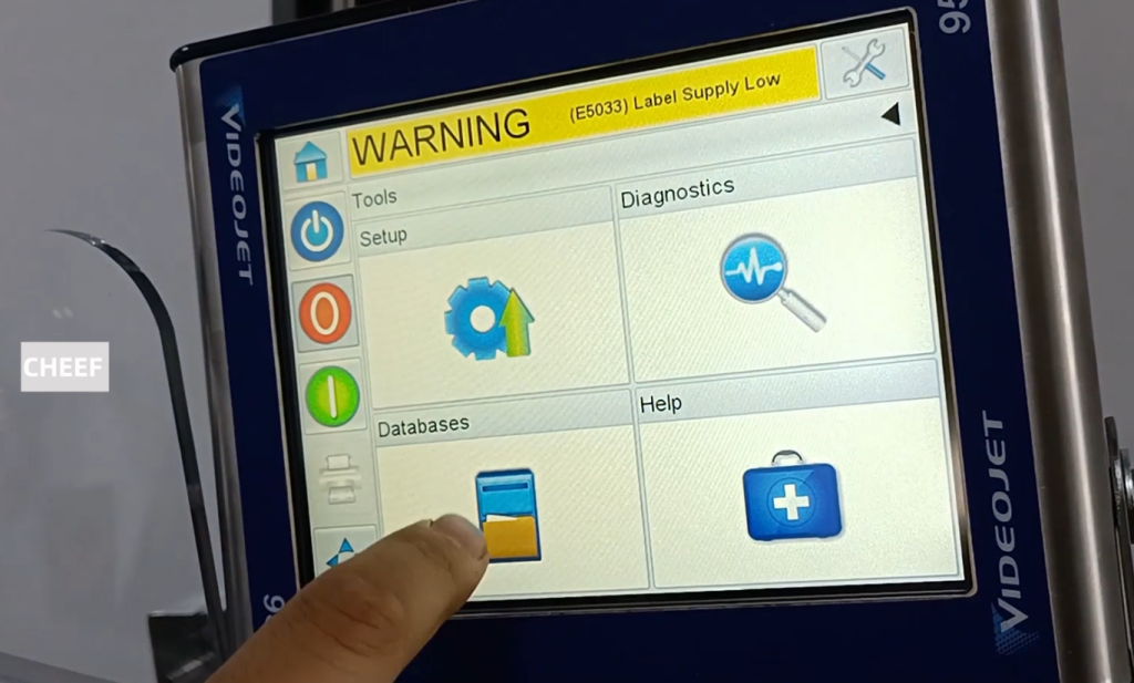 Videojet 9550 marking machine information on how to delete the ...